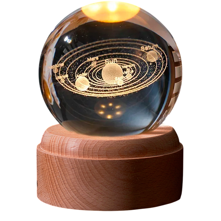 ☄️ LAMPARA ESFERA GIRATORIA SISTEMA SOLAR ☄️